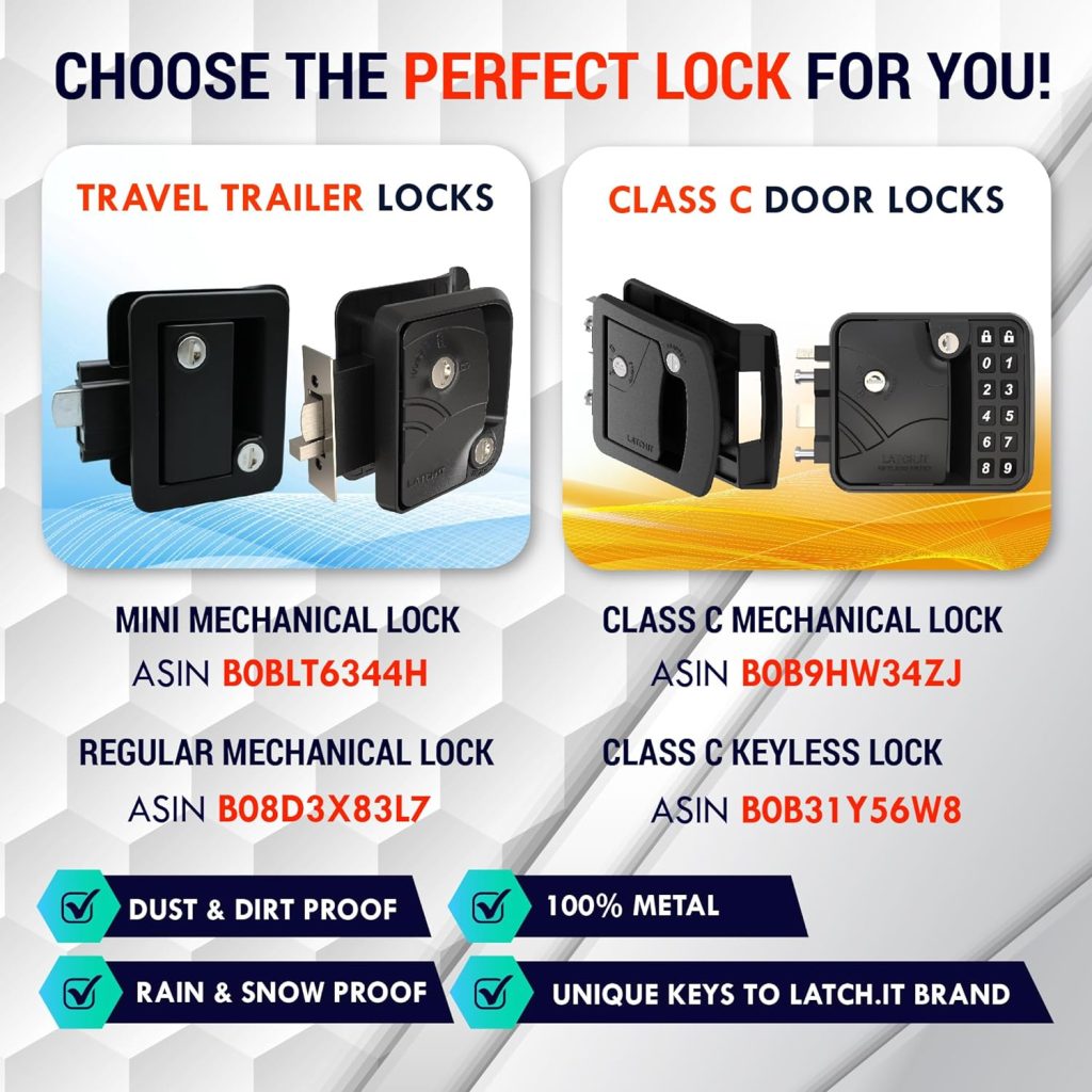 LATCH.IT White RV Door Latch Review - Road Adventures